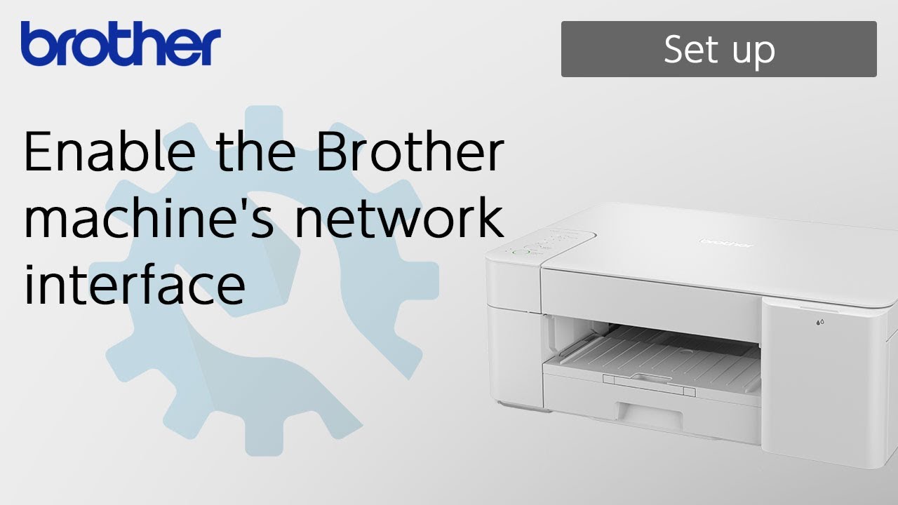 Enable the Brother machine's network interface [Brother Global Support ...