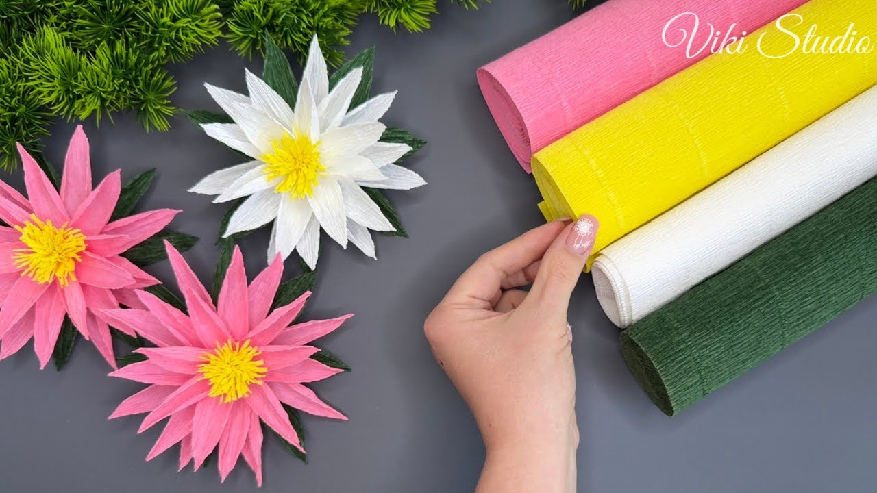 Crepe Paper Flowers That Look 100% Real – You Have to Try This! - YouTube