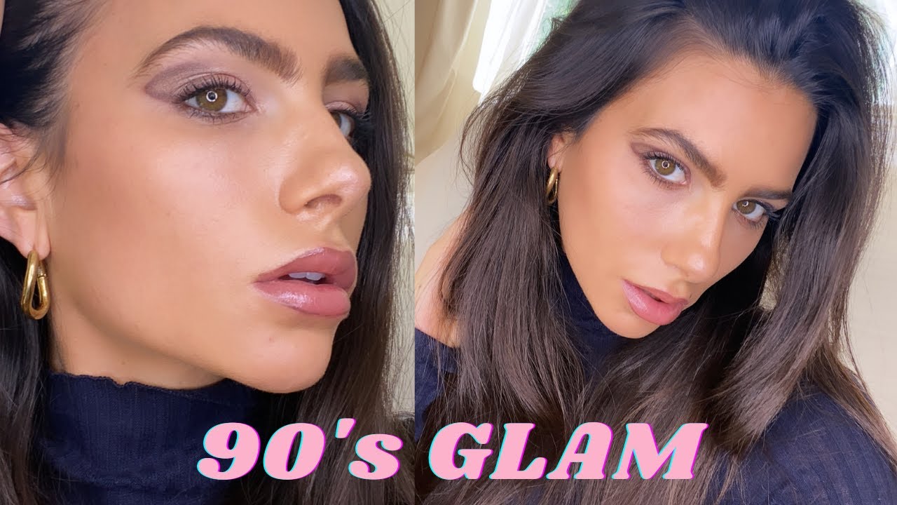 90s MAKEUP LOOK TUTORIAL warm tones - YouTube
