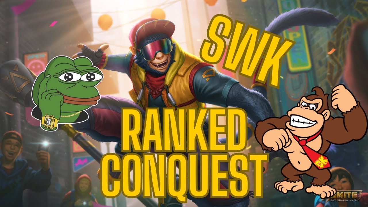 SWK, COMO JUGAR CON EL MONO || SMITE 2 RANKED CONQUEST - YouTube