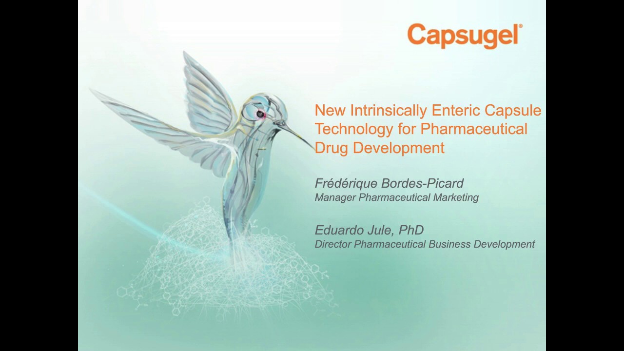 New Intrinsically Enteric Capsule Technology for Pharmaceutical Drug ...
