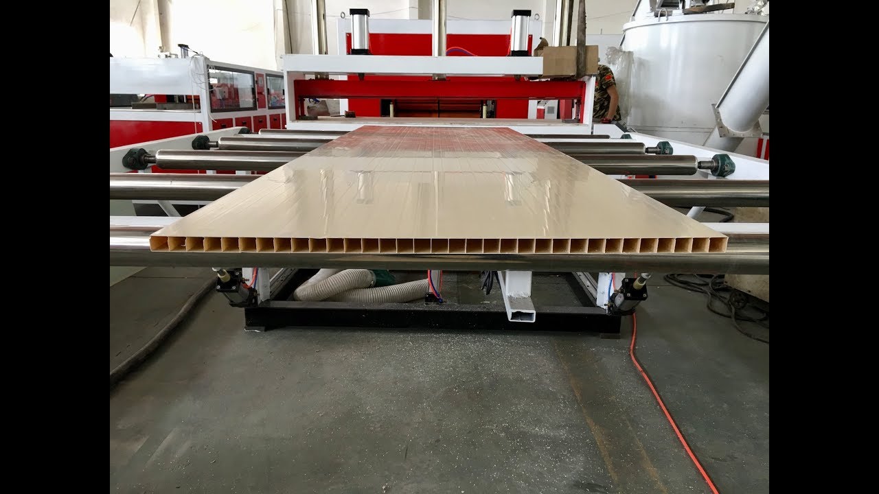 China PVC Hollow Door Manufacturing Progress PVC Hollow Door Making ...