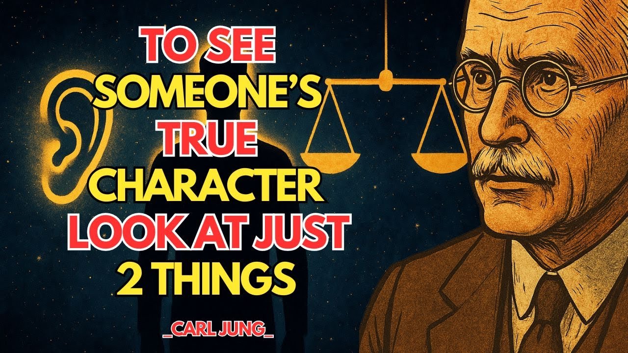 Carl Jung: To See Someone's True Character, Pay Attention to Just 2 ...