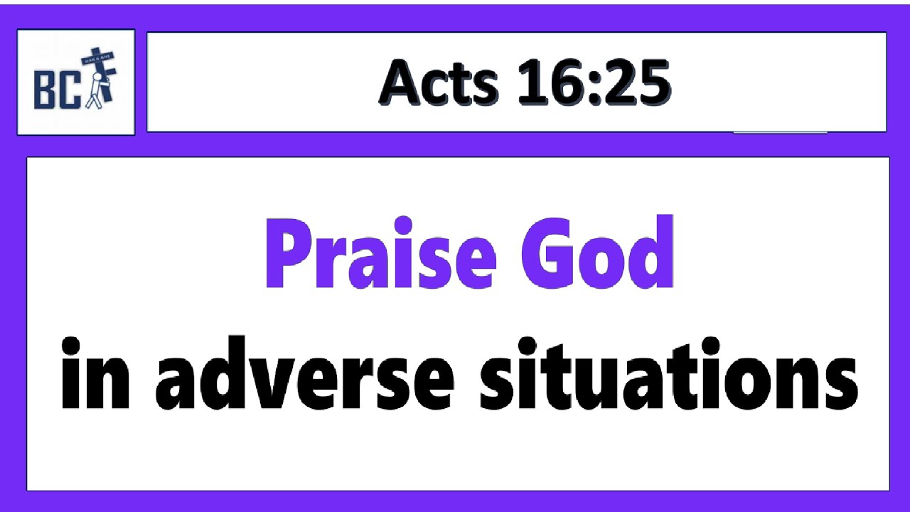 Praise God in adverse situations || 17th May 2024 || BCF || Cfc Mumbai ...