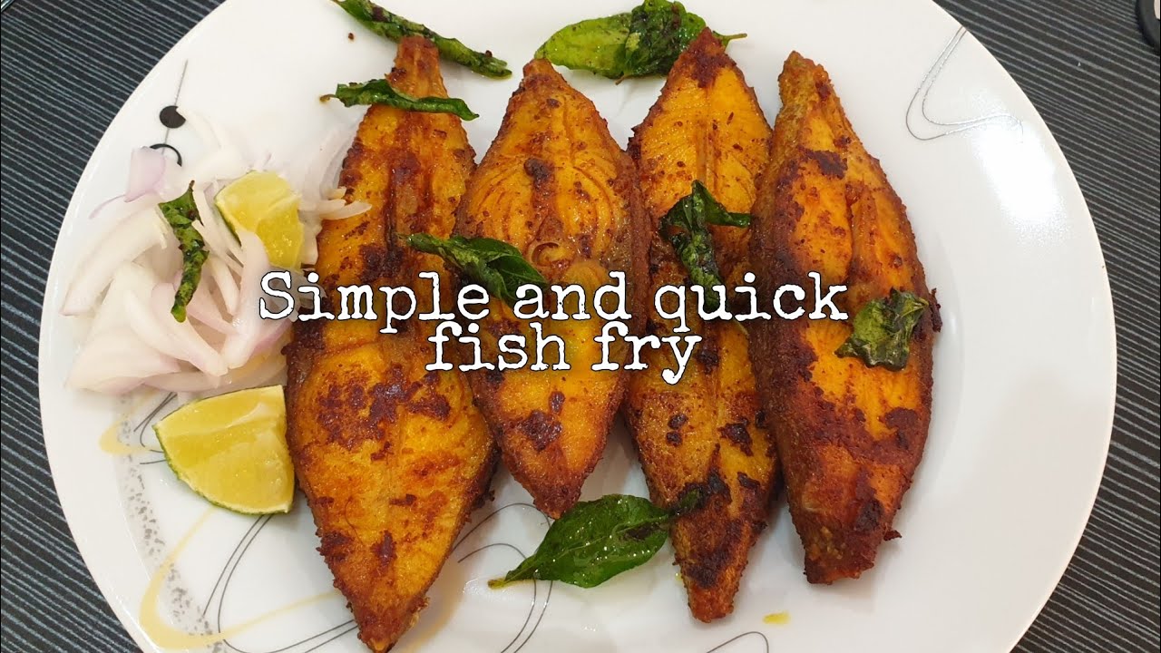 Simple fish fry recipe in telugu || fish starters recipe - YouTube