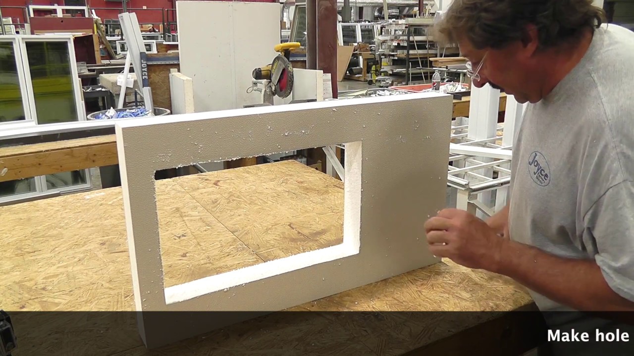 Mounting The Channel For HVAC Unit - YouTube