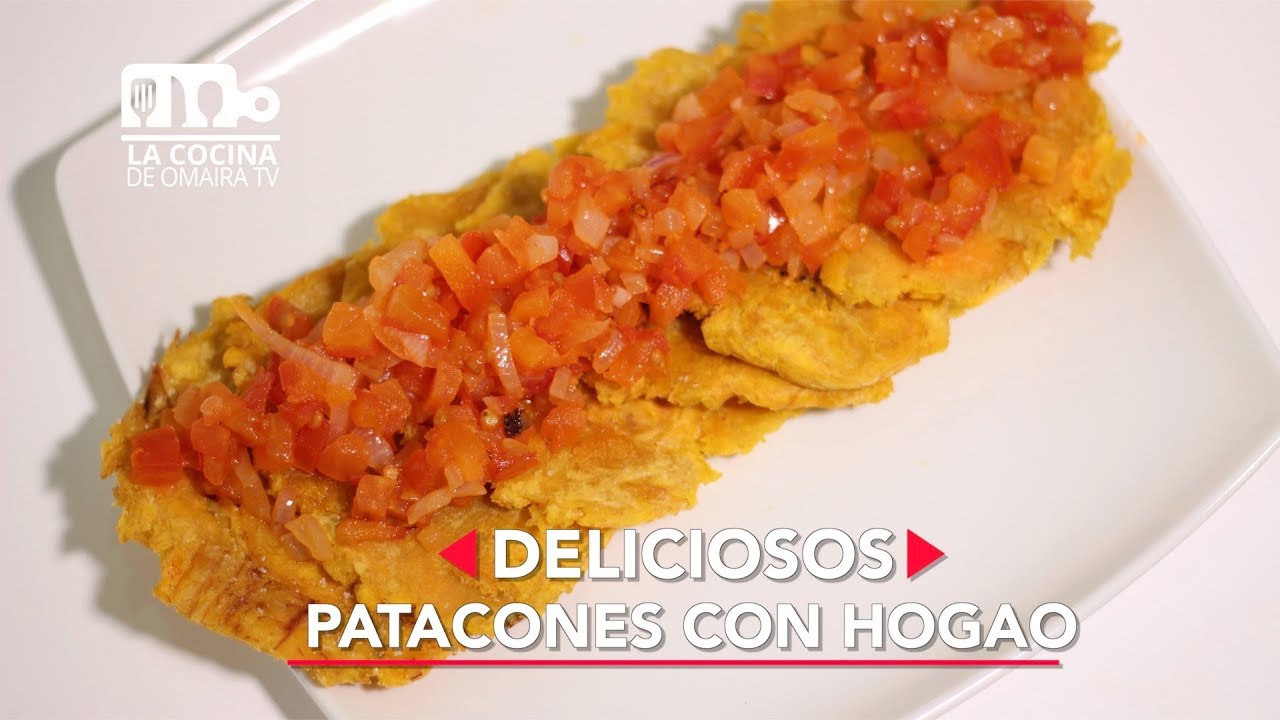 DELICIOSOS PATACONES CON HOGAO- delicious patacones with stew - YouTube
