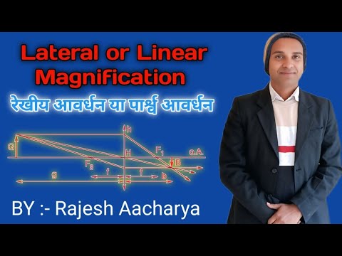Lateral or Linear Magnification रैखिक avardhan या parashivik avardhan ...
