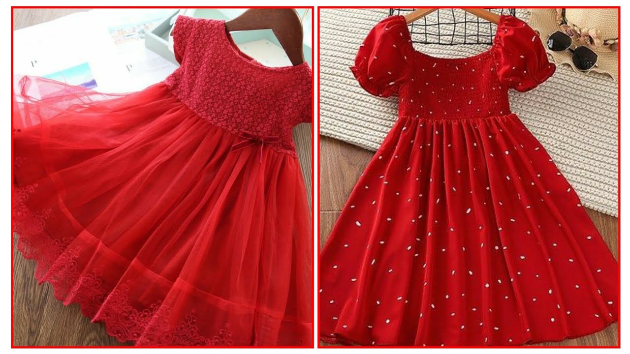super Gorgeous New Hottest Color lace Frock Design For 1-8 Year Girls ...