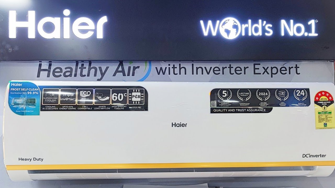 #Haier AC | 1.5ton Ac | Inverter Technology - YouTube