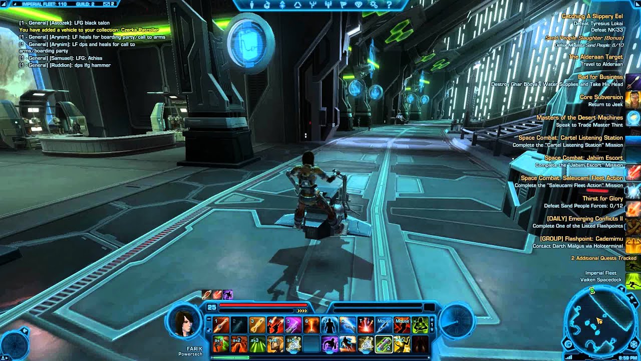 SWTOR - Ground Mount - Czerka Patroller - YouTube