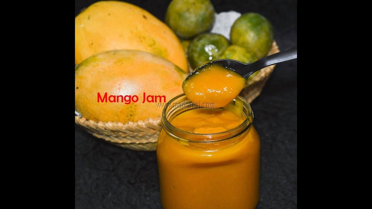 Sugar-free Mango Jam recipe | Homemade Mambala Jam | Mango Recipes by ...