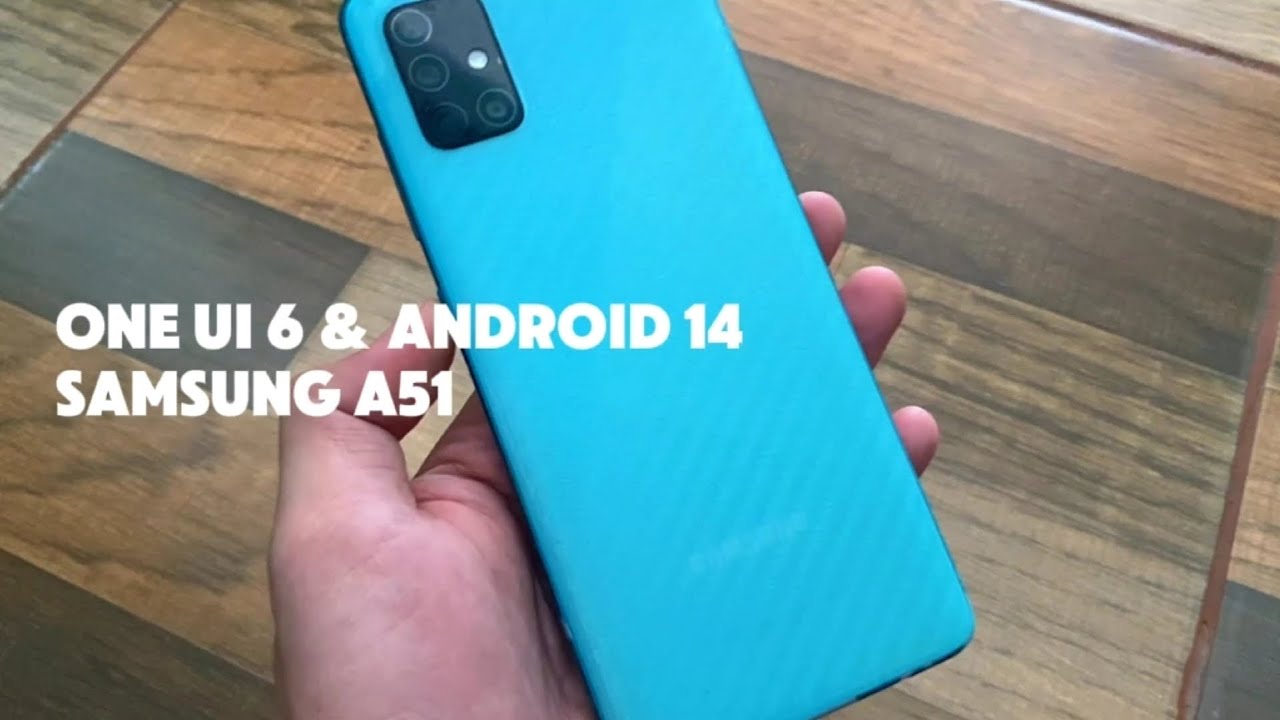 MAU RASAKAN ONE UI 6.0 ANDROID 14 DI SAMSUNG A51?? CUKUP CUSTOM ROM ...