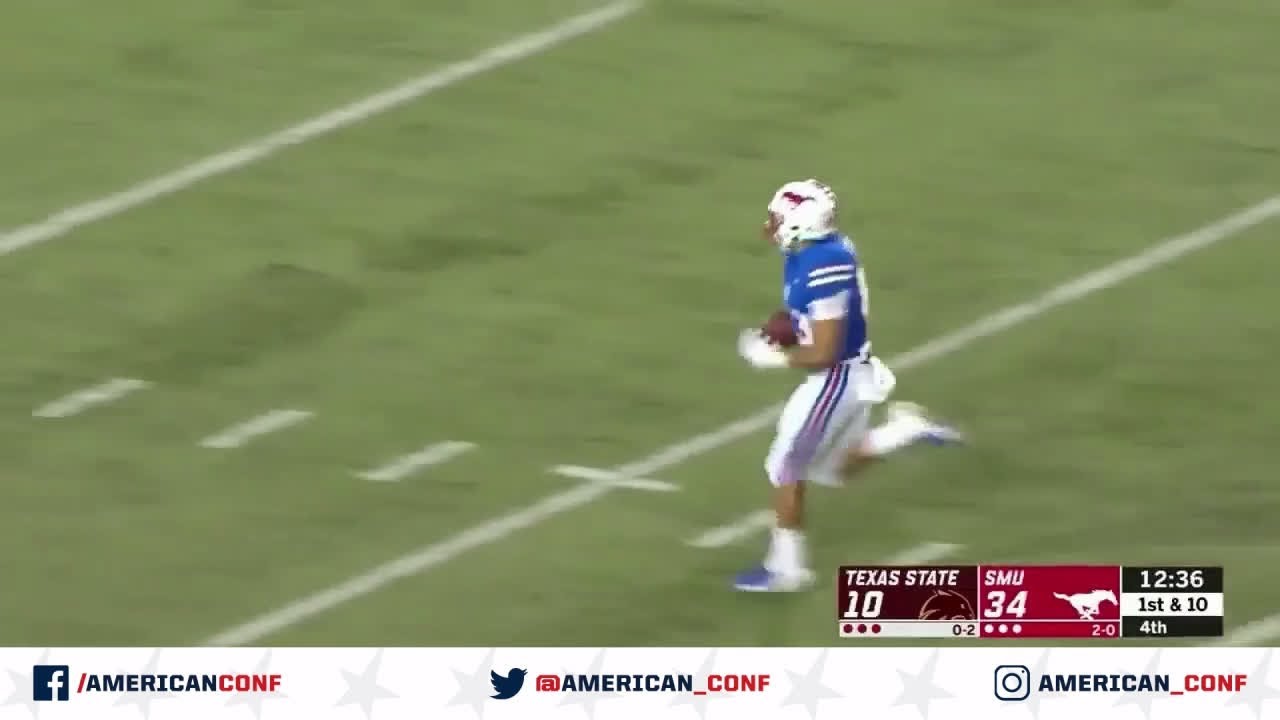 2019 Football Highlights - Texas State at SMU - YouTube