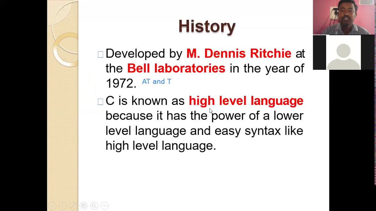 Introduction To C Programming Language In Kannada Youtube 5878