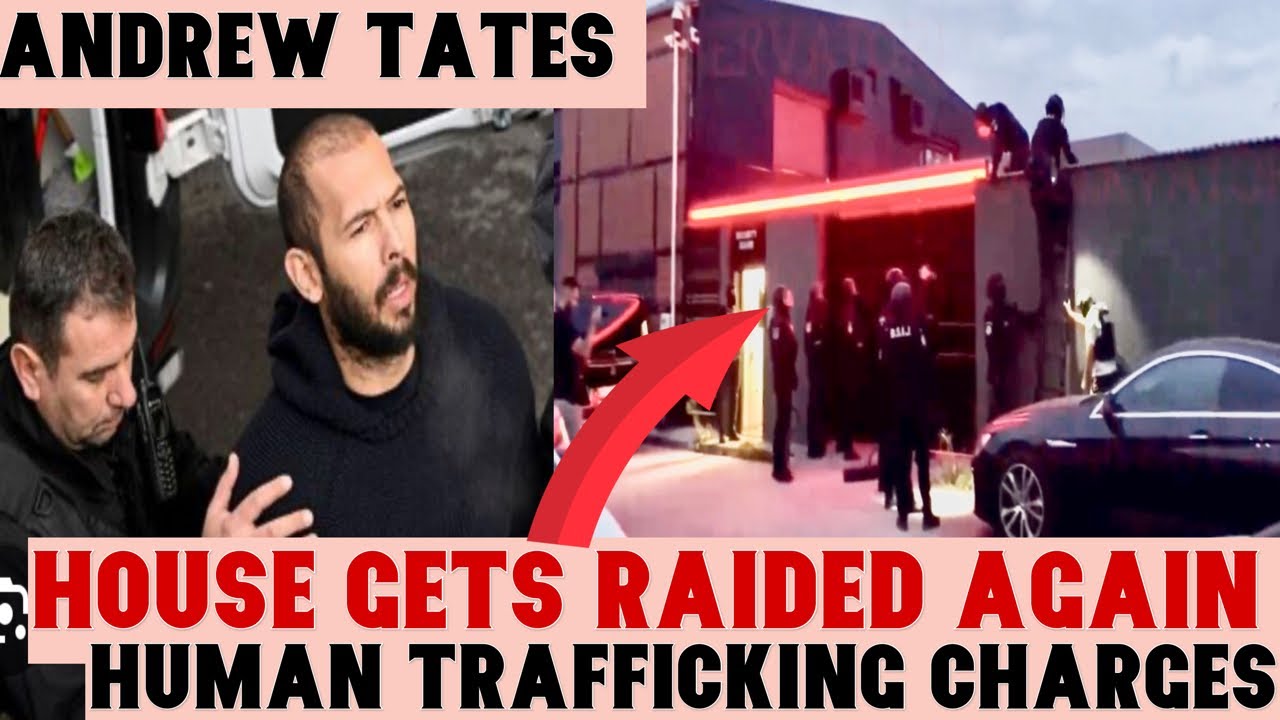 Andrew Tate house gets raided again and charges get pressed - YouTube