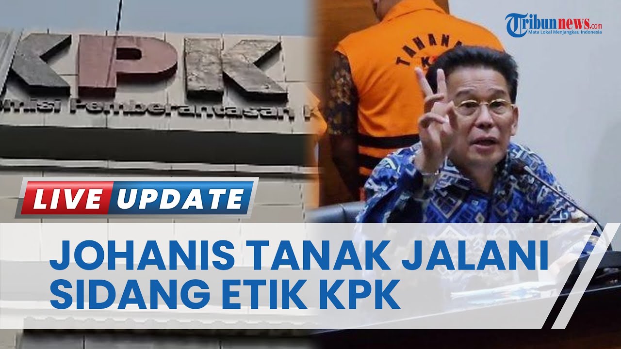 Wakil Ketua KPK Johanis Tanak Jalani Sidang Etik, Diduga Berkomunikasi ...