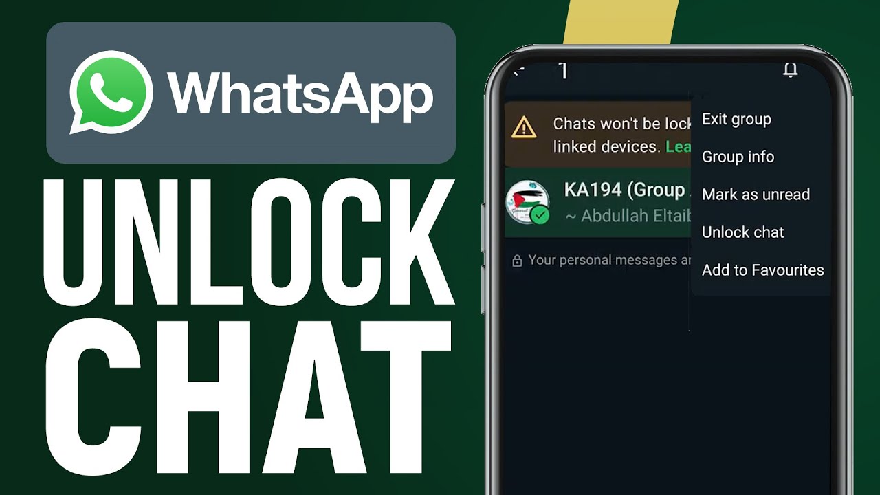 How To Unlock WhatsApp Chat (2025) Easy Tutorial - YouTube