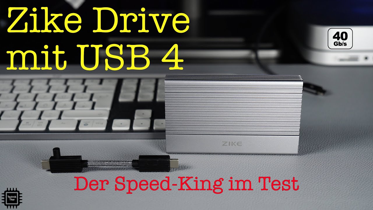 Zike Drive mit USB 4.0 auf Steroiden: 3800 MB/s – Mythos oder Realität ...