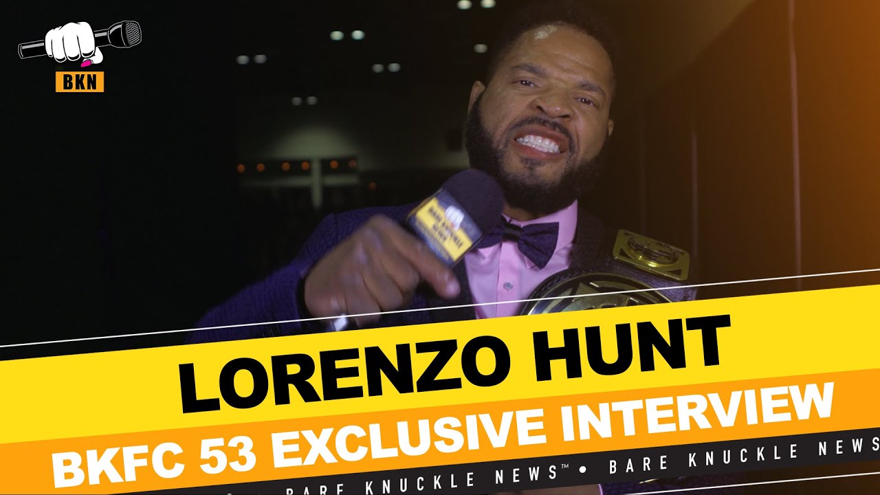 Revealing Lorenzo Hunt's Secrets to Dominance in Bare Knuckle Fighting ...