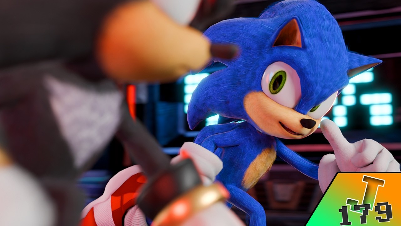 What If SA2 Had Sonic Movie Designs?┃Sonic vs. Shadow Cutscene Remake ...