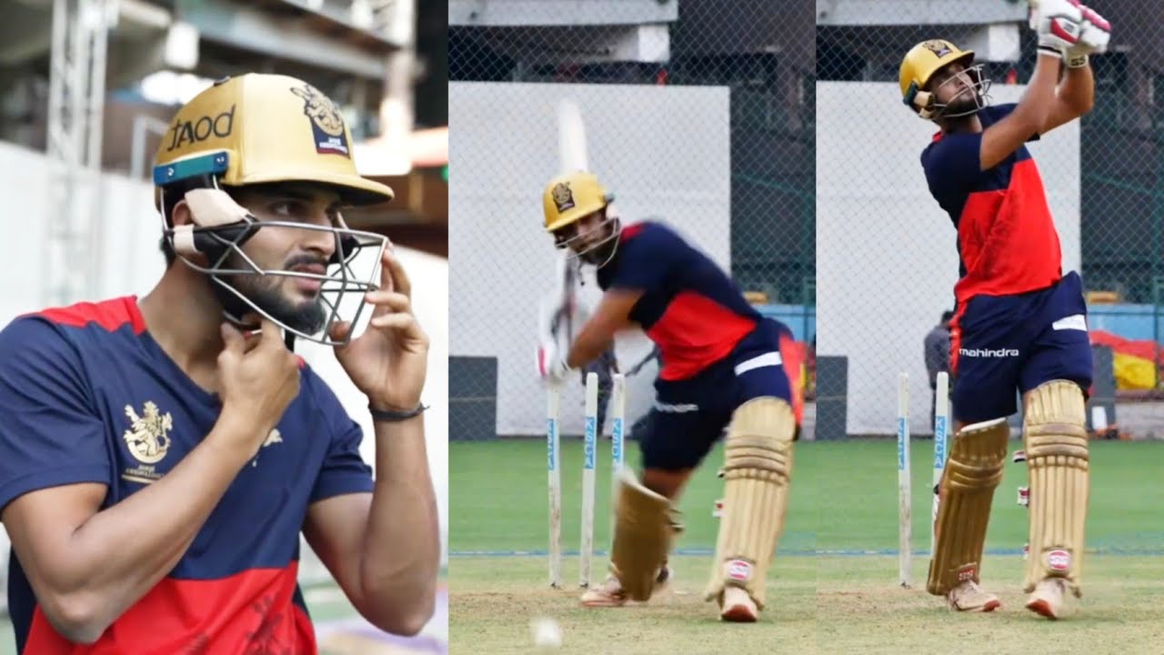 Suyash Prabhudessai batting practice for IPL 2023 | Suyash Prabhudessai ...