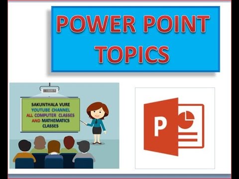 EXPLAIN POWER POINT TOPICS - YouTube