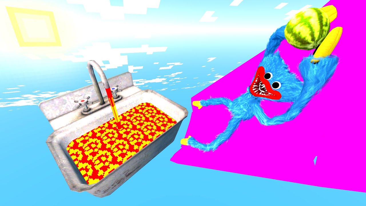 Poppy Playtime - Huggy Wuggy Funny Ragdolls and Falls [GMOD] - YouTube