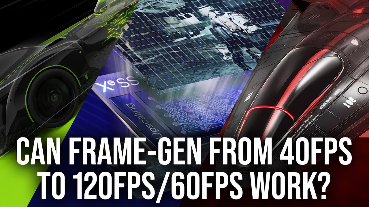 Can Frame-Gen From 40FPS to 120FPS/60FPS Actually Work? - YouTube