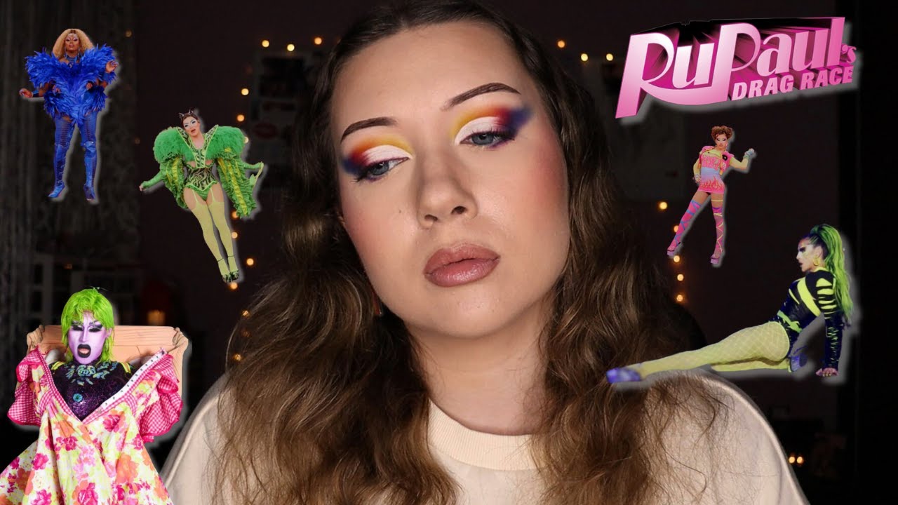 GRWM: Rainbow Eyes & DRAG RACE SEASON 16 Premiere | GLAM_DIARY - YouTube