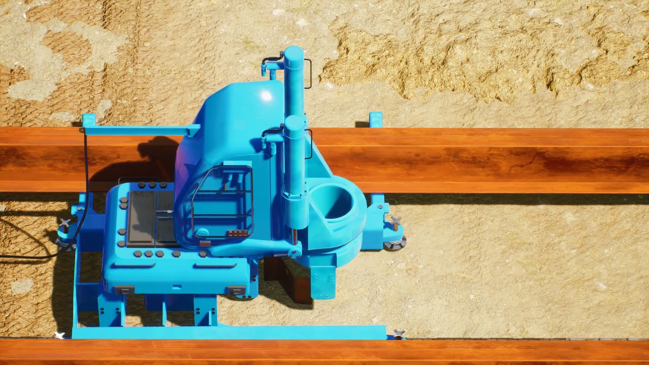 Pressed Sheet Pile Installation - YouTube