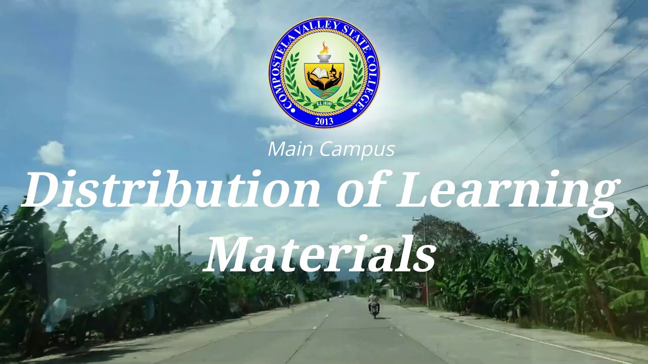 Distribution of Learning Materials - YouTube