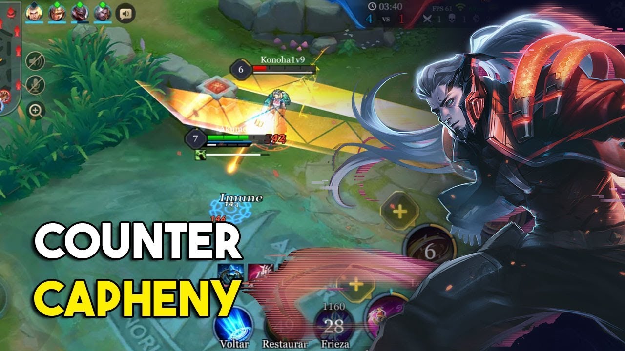 Avacalhando Uma Capheny Arena Of Valor Youtube