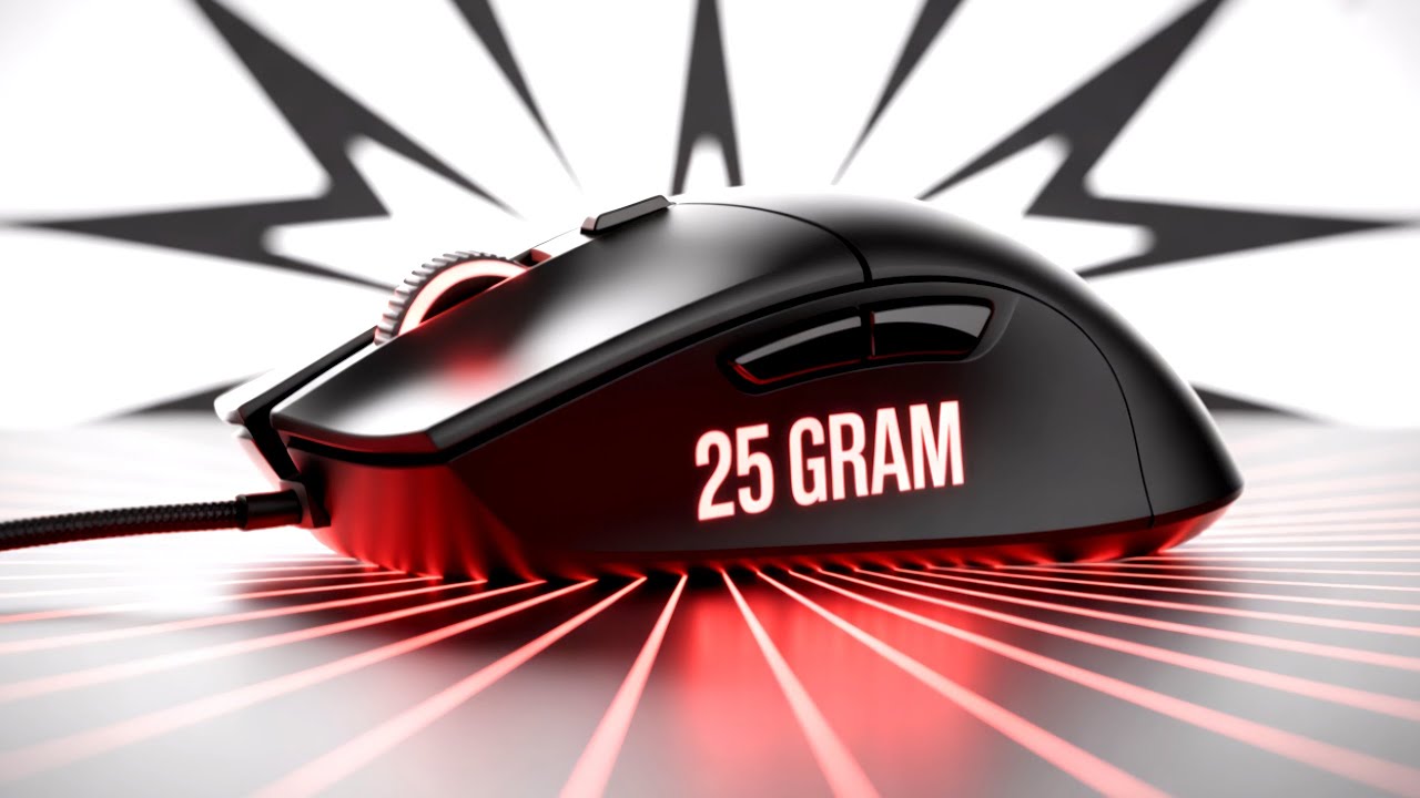 25 GRAMS?! The Lightest Gaming Mouse EVER is HERE! - YouTube