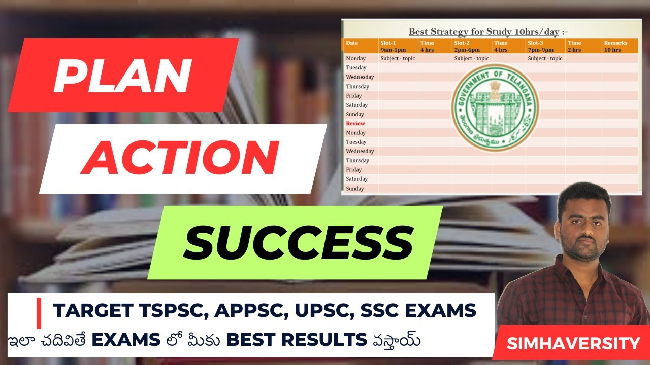TSPSC Groups Focused Study Plan |Preparation Strategy for all Exams |# ...