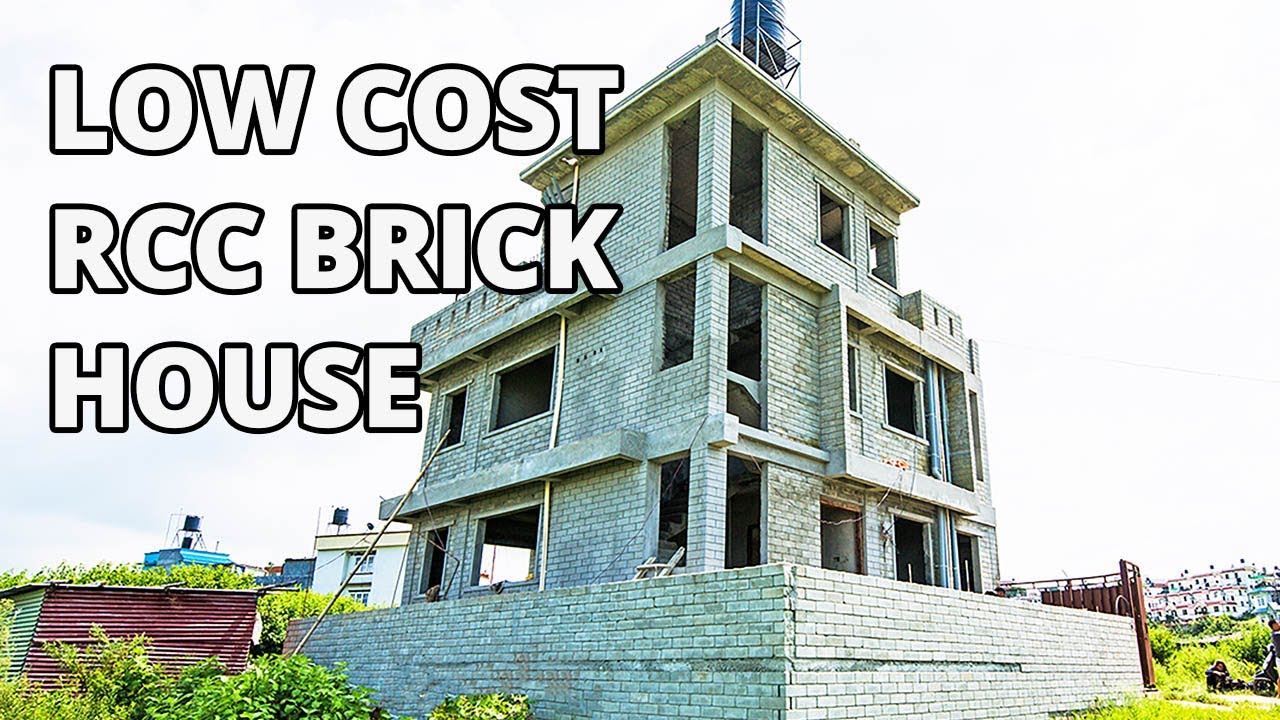 RCC Brick House - Low cost, earthquake resistant - Interlocking Bricks ...