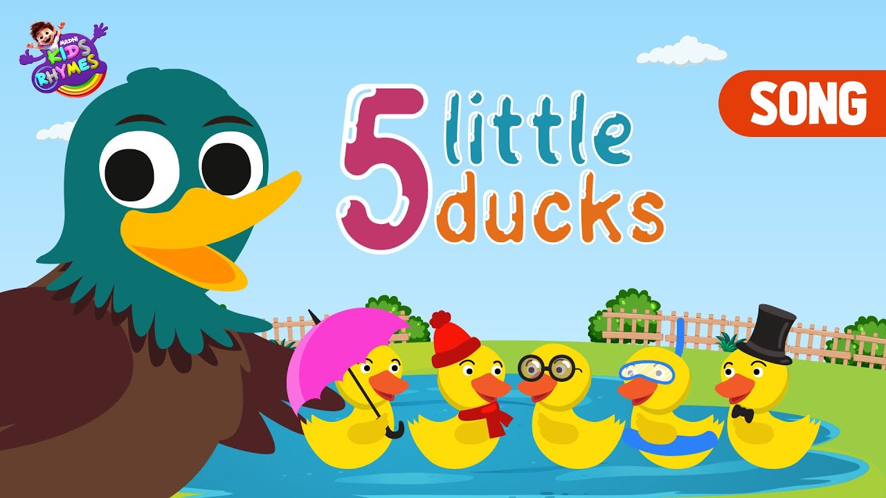 5 Little Duckies Baby Songs | Numbers Songs | Nursery Rhymes & Kids ...