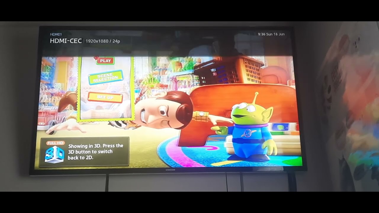 Opening to Toy Story 3 2011 UK Blu-ray 3D - YouTube
