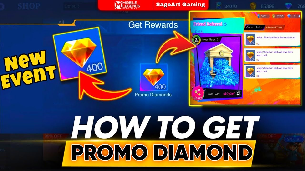 HOW TO GET 400 PROMO DIAMOND | PROMO DIAMOND EVENT IS BACK - YouTube