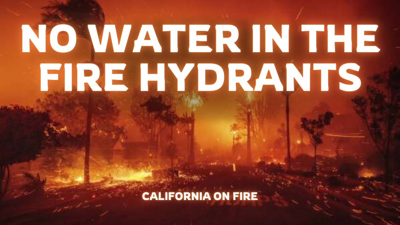 California on FIRE! Palisades Fire and the lack of water and emergency ...