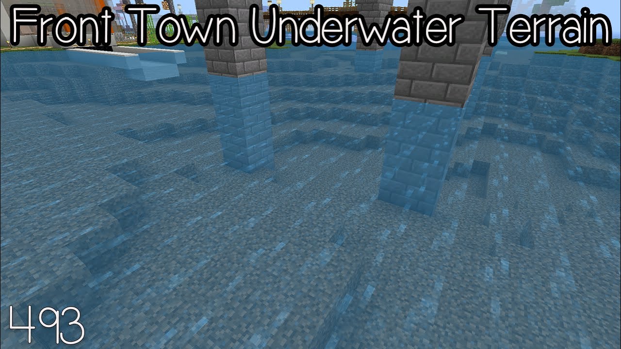How To Build Stampy's Lovely World {493} Front Town Underwater Terrain ...