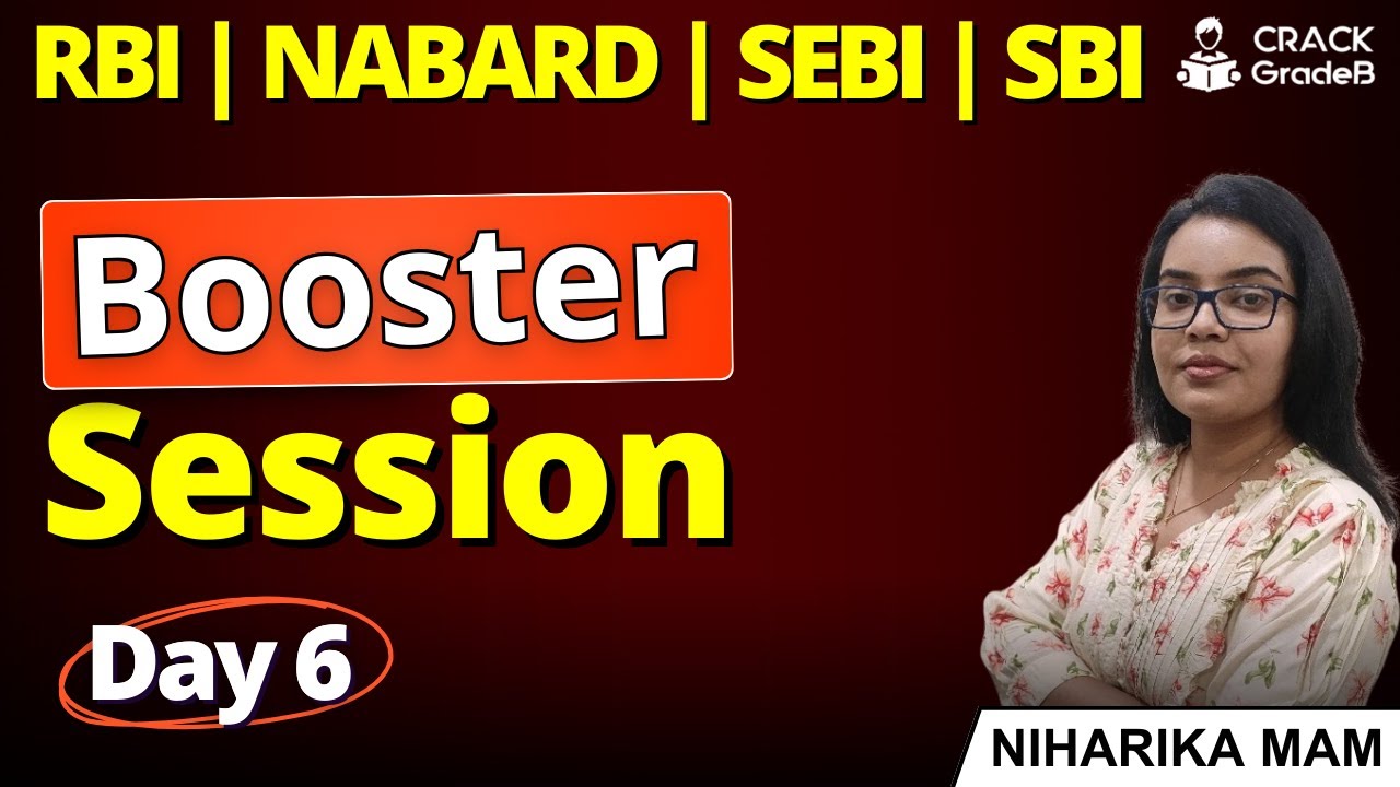 Booster Session for English - Day 6 | RBI | NABARD | SEBI | SBI - YouTube