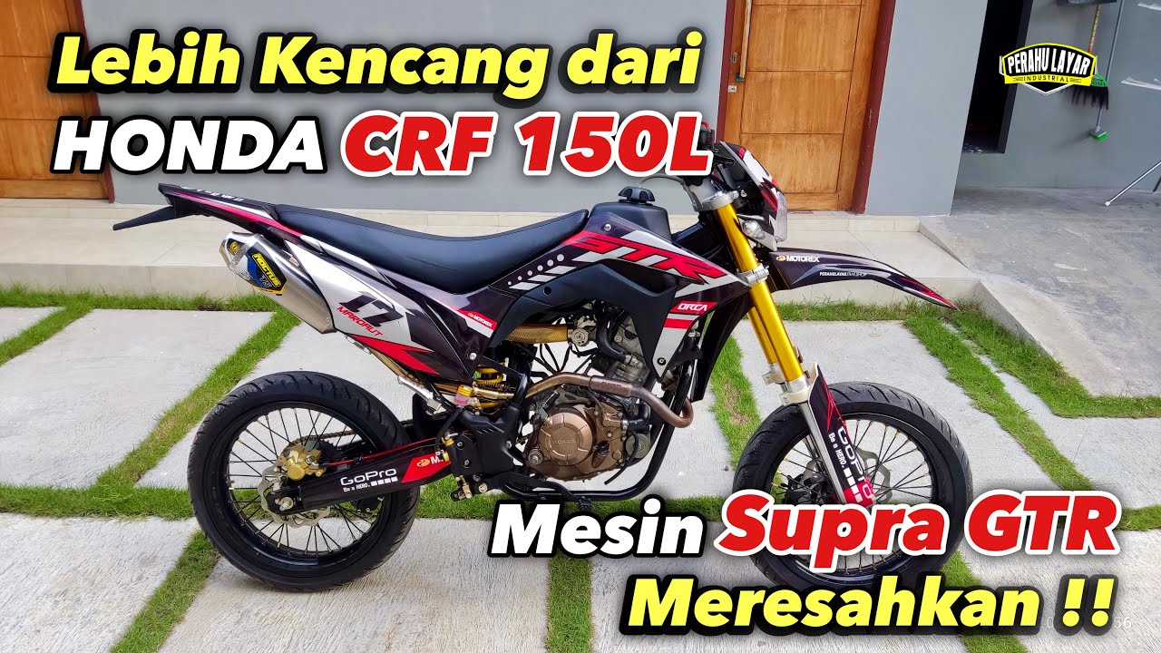 Custom CRF 150L Pakai Mesin CBR 150 !!DOHC engine !! - YouTube
