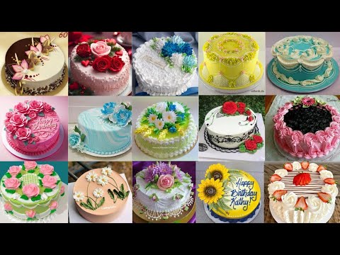 Circle Cake Design/Unique Round Cake Design/Cake Design/Best Simple ...