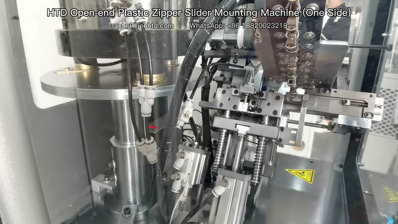 DK5848 Plastic OE Slider Mounting Machine - YouTube