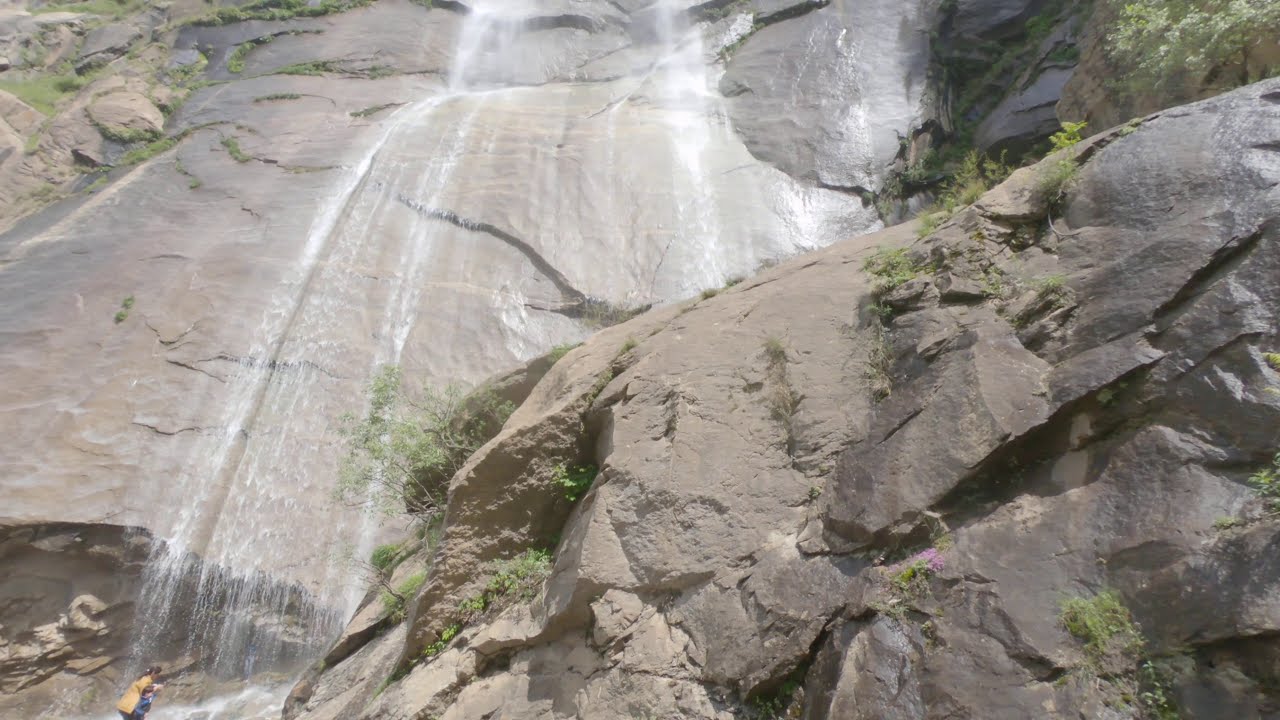Bahubali Waterfall on the way to Pangi Valley on Killar Kishtwar Road ...