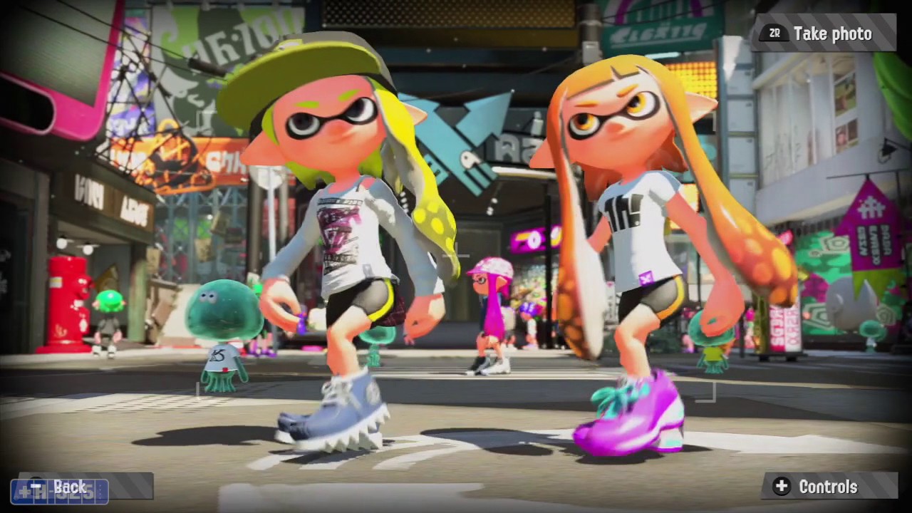 Dancing Inkling Girls - YouTube