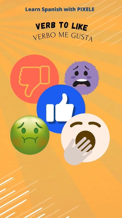 ME GUSTA - I LIKE (+ others verbs) #spanish #ele #espanol #ilike - YouTube
