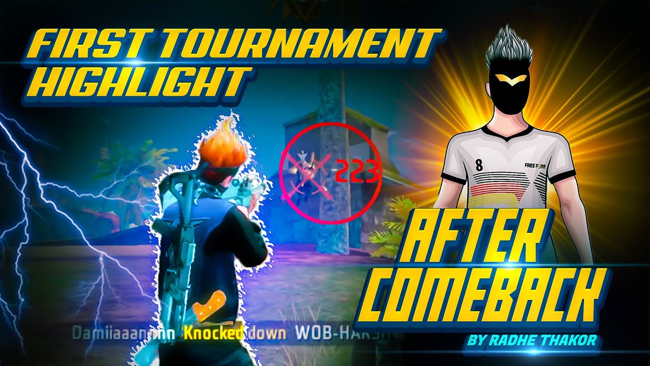 First Tournament Highlights After Comeback ? ️ | Freefire Tournament ...