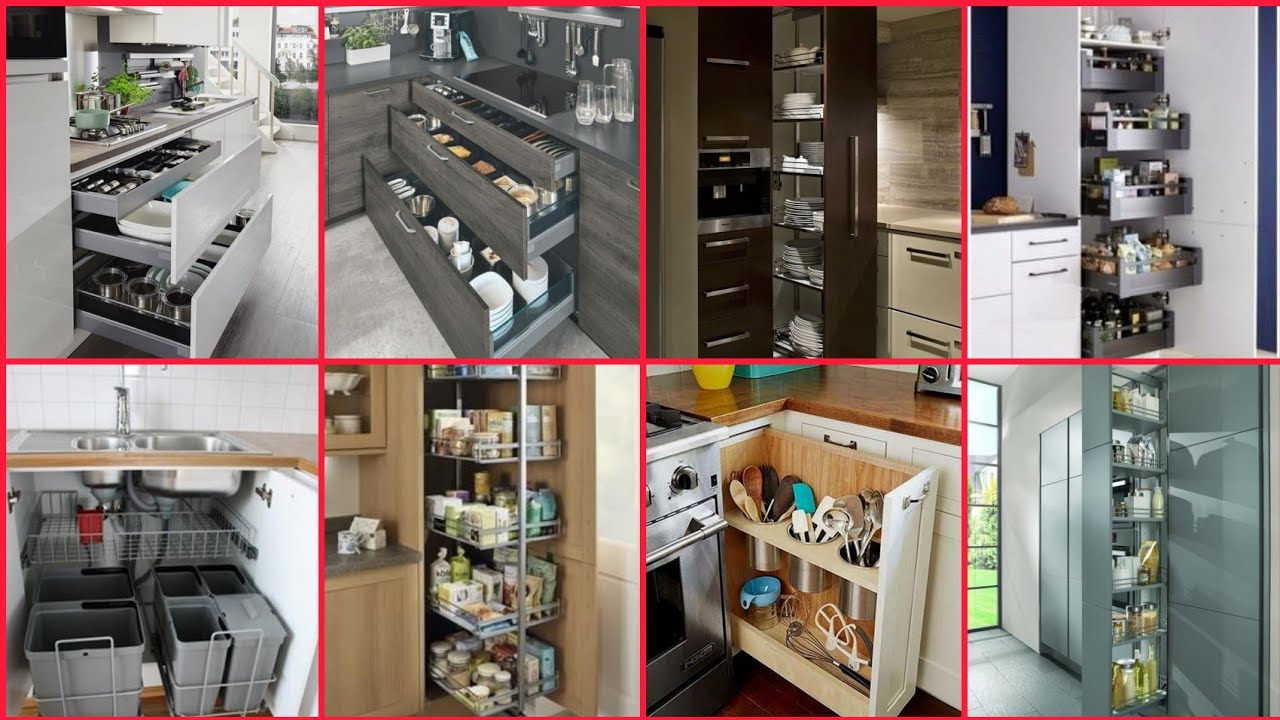 Kitchen pull out drawers designs | Top kitchen drawers and almari ...